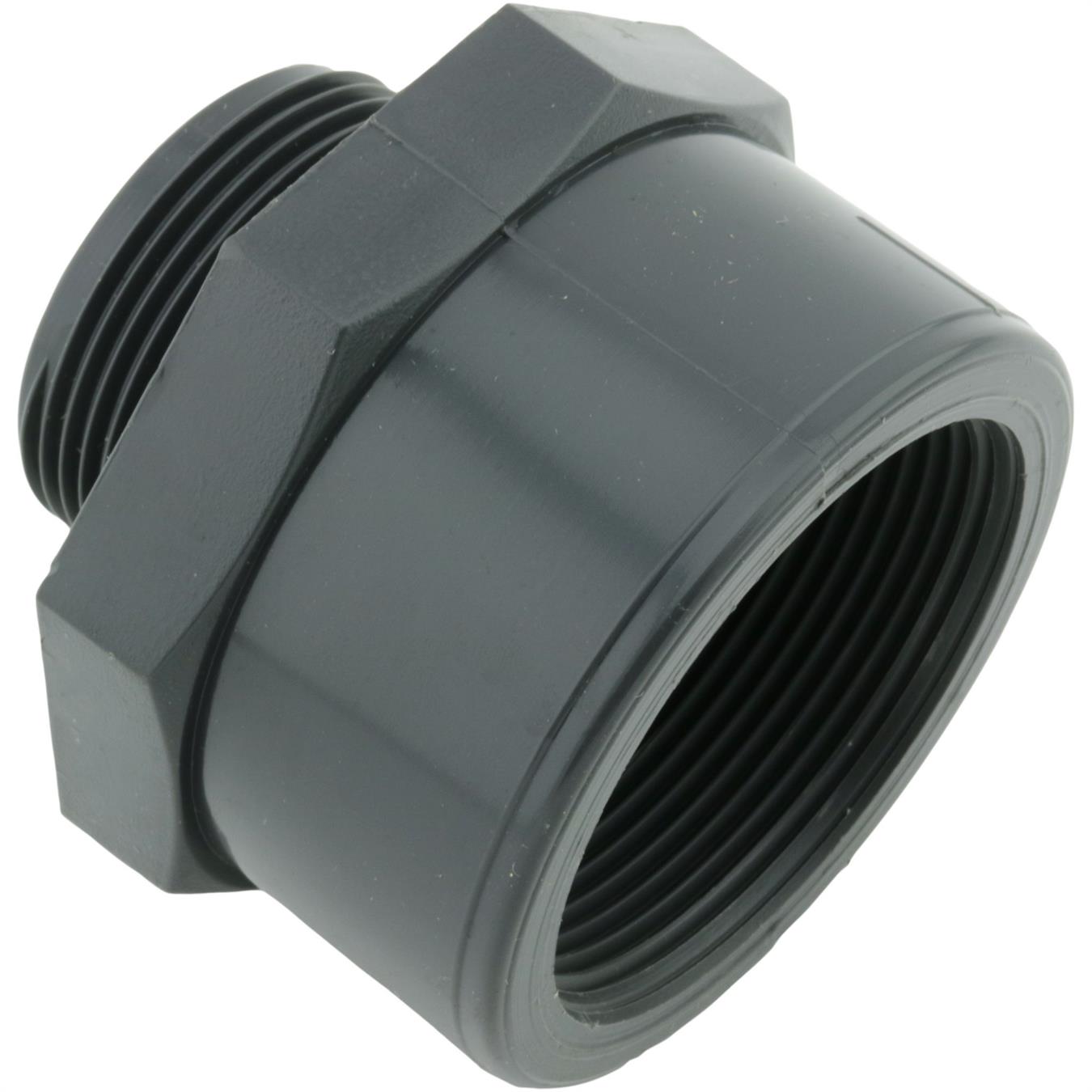 PVC-overgang muffenippel utv. 3* inv. 4