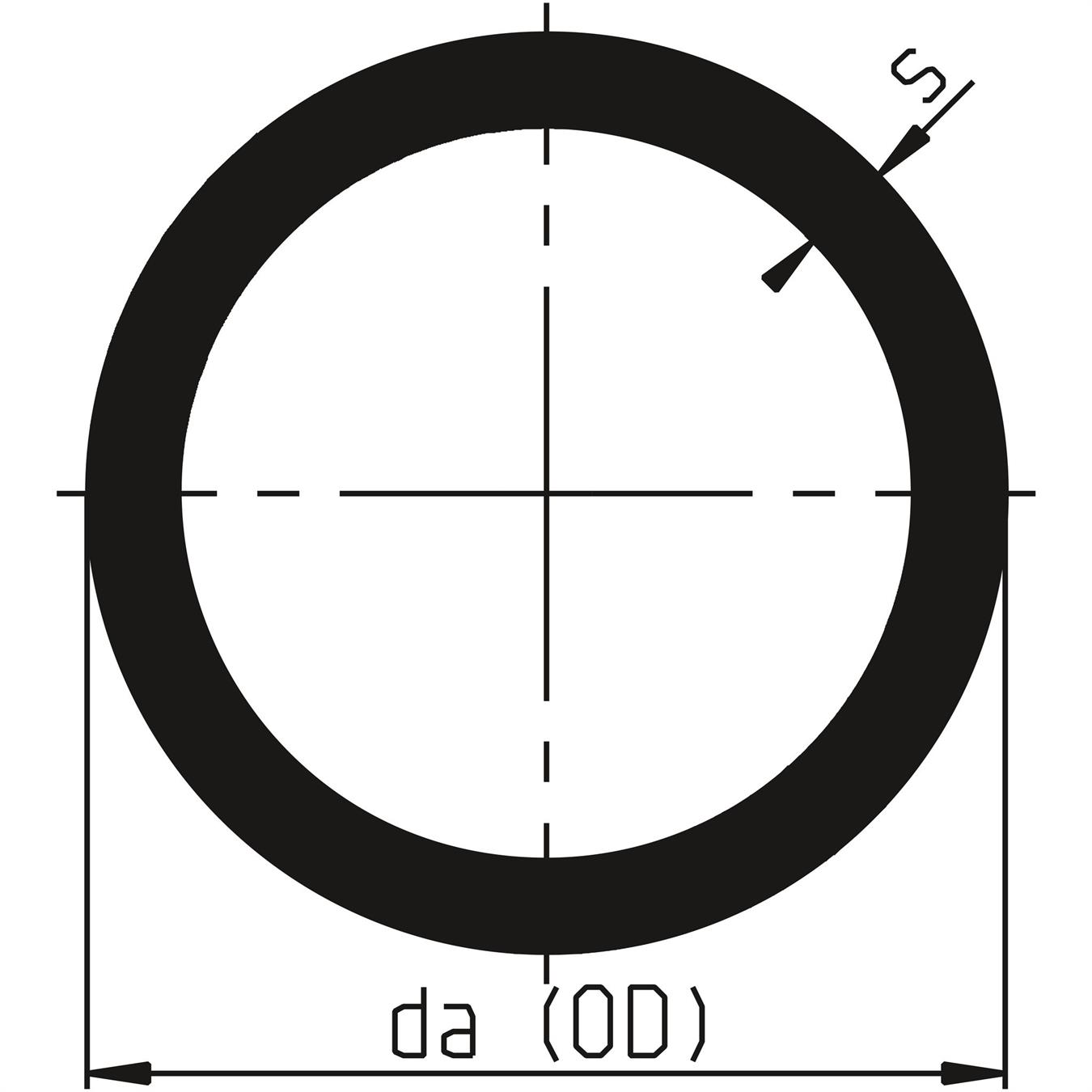PVC-rør d90x1,8mm, PN4 transparent