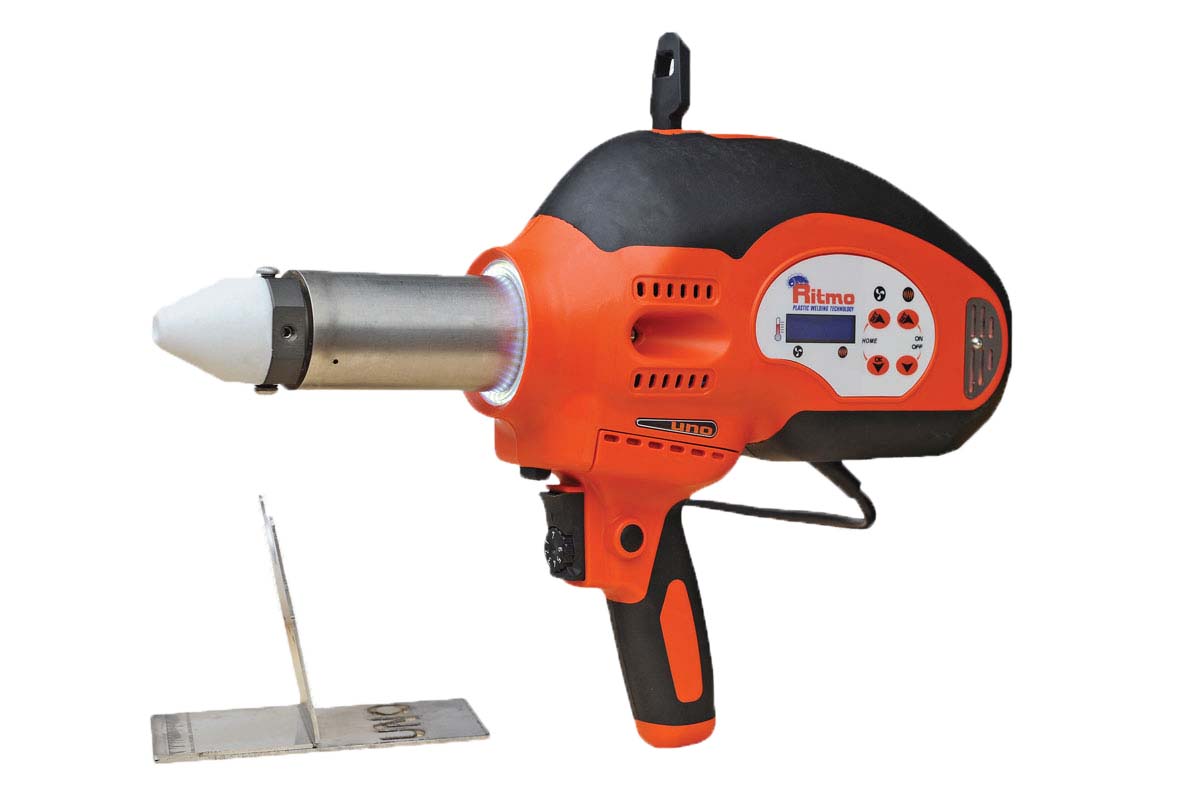 Ekstruder 1,0 kg/t for 3-4mm PE/PP/PVDF tråd, 230V Schuko